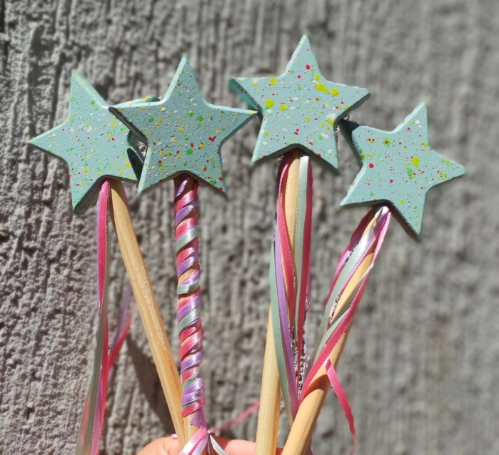 Brinquedo Varinha Estrela - Tons Pasteis - Cola e Decora - Decoração ...