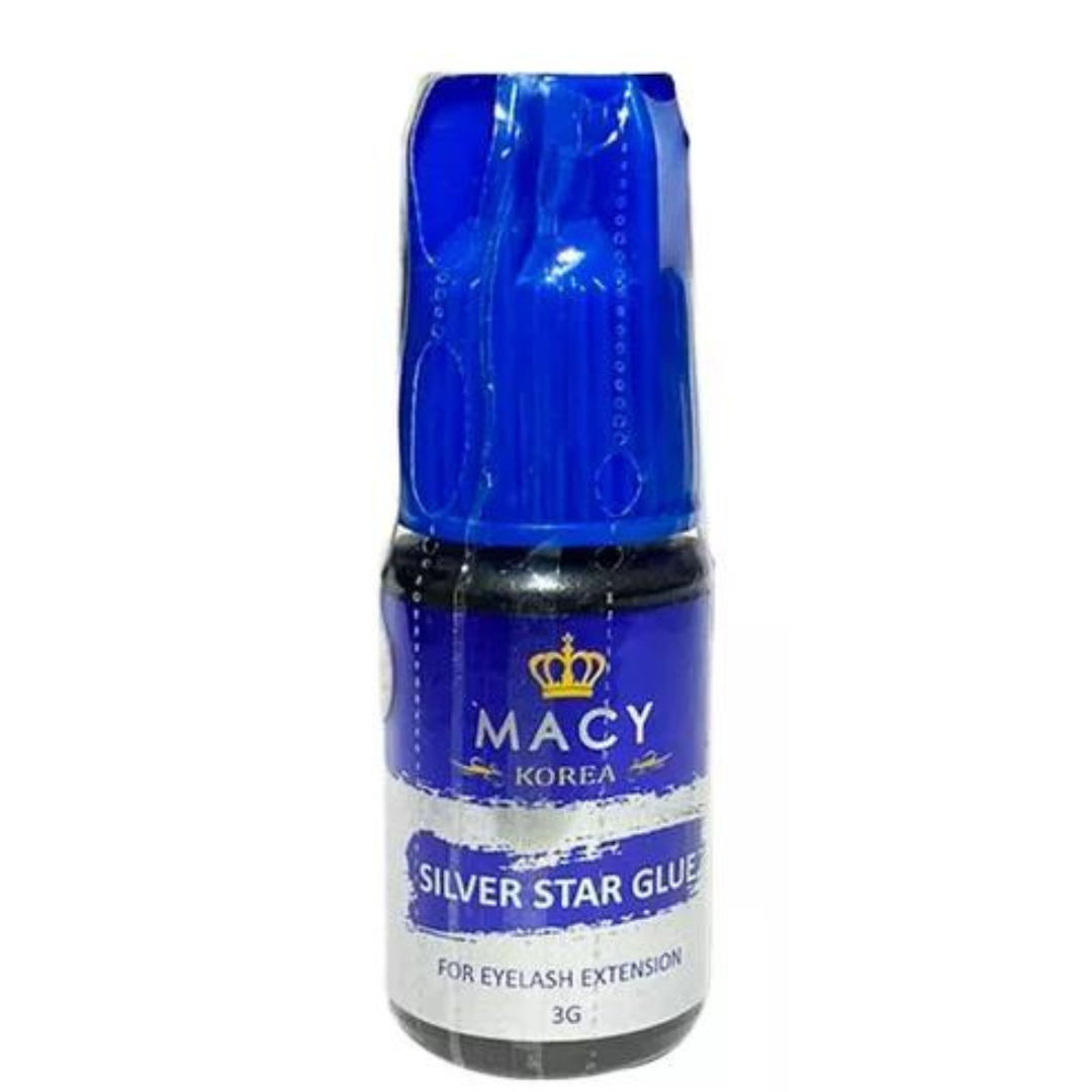 Cola Macy Silver Star 3ml Com Zip Lock e Desobstruidor - ALONG NAILS STORE