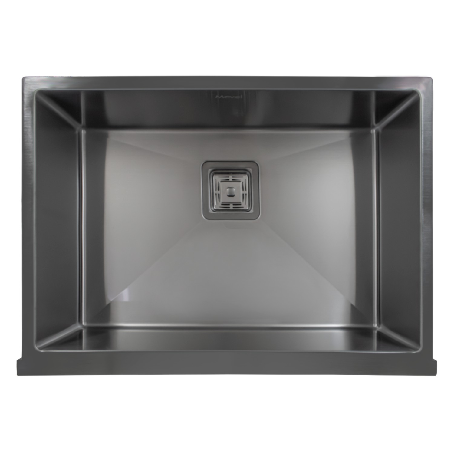 Cuba Pia de Cozinha Semi Encaixe Inox Lux Fazenda 60×40 Preto Fosco Es ...