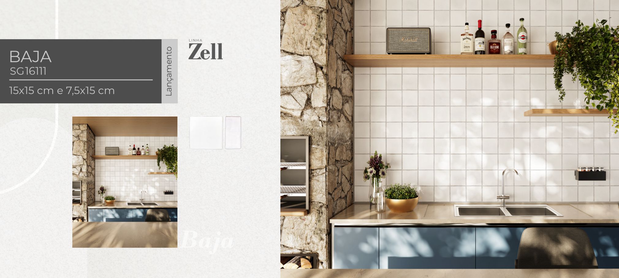 PASTILHA DE PORCELANA ATLAS 15x15CM GRANEL BAJA SG-16111 - Pastilhart ...