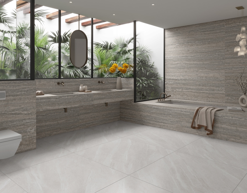 PORCELANATO DAMME LIMESTONE BIANCO AR24290 ACETINADO 121X121CM ...