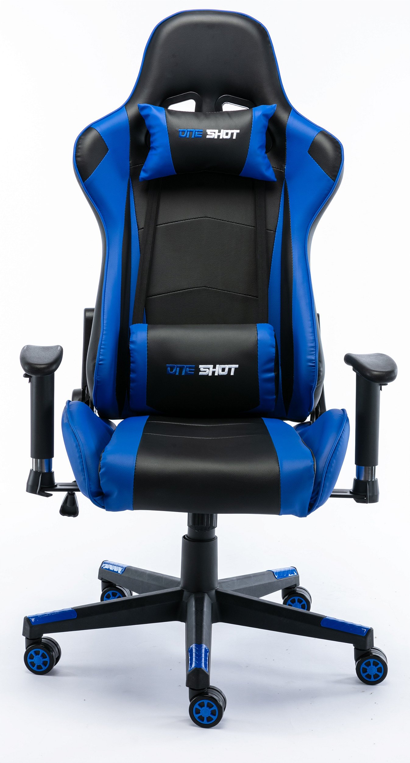 Cadeira Gamer Profissional One Shot Azul e Preto - Cadeiras Gamer Prom ...