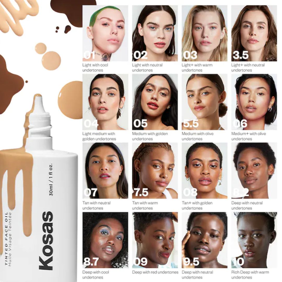 Kosas Tinted Face Oil Comfy Skin Tint Base Skin Tint Imports MDM