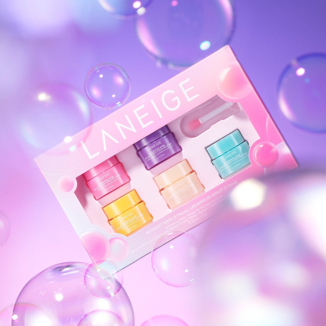 Kit Máscara Labial Laneige Midnight Minis Lip Sleeping Mask Set