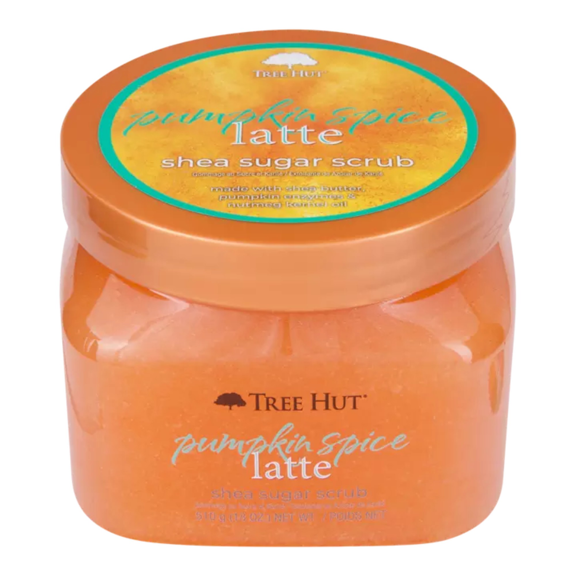 Esfoliante Tree Hut Pumpkin Spice Latte Shea Sugar Scrub 510g - Imports MDM