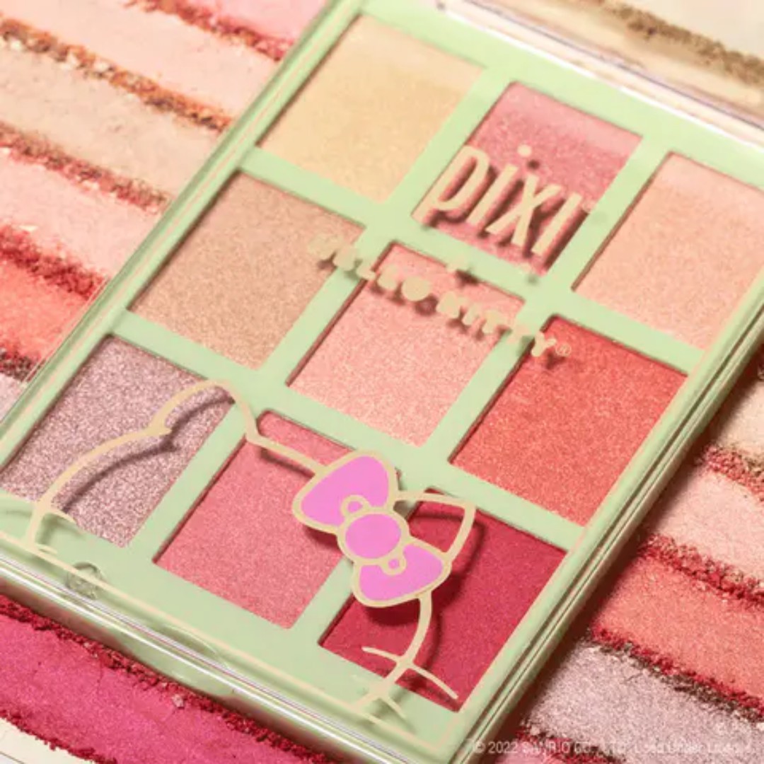 Paleta de Rosto Pixi + Hello Kitty Chrome Glow Palette - Imports MDM