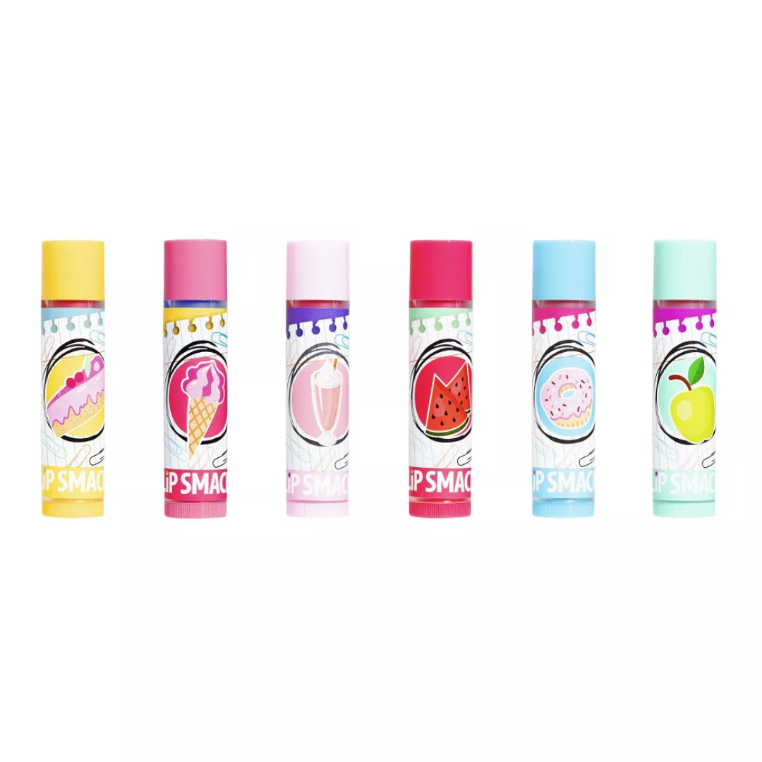 Kit Lip Balm Lip Smacker MASH Lip Balm Tin - 6pc - Imports MDM