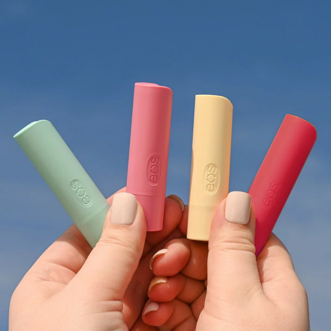 Kit de Lip Balms EOS 100% Natural & Organic Lip Balm Sticks | Cor ...