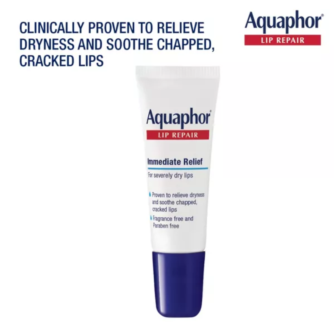 Reparador Labial Aquaphor Immediate Relief Lip Repair Balm 10ml ...