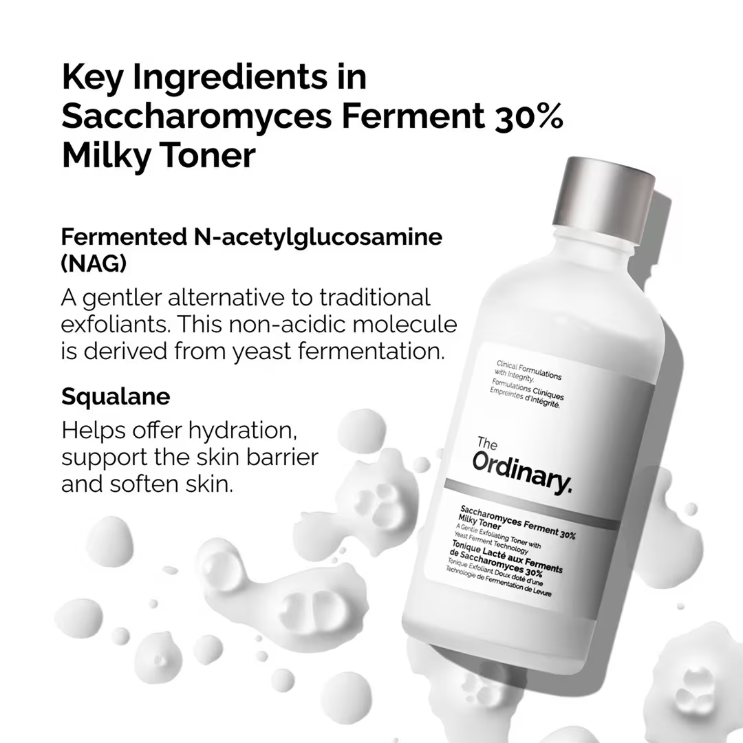 Tônico Facial The Ordinary Saccharomyces Ferment 30% Milky Toner 100ml ...