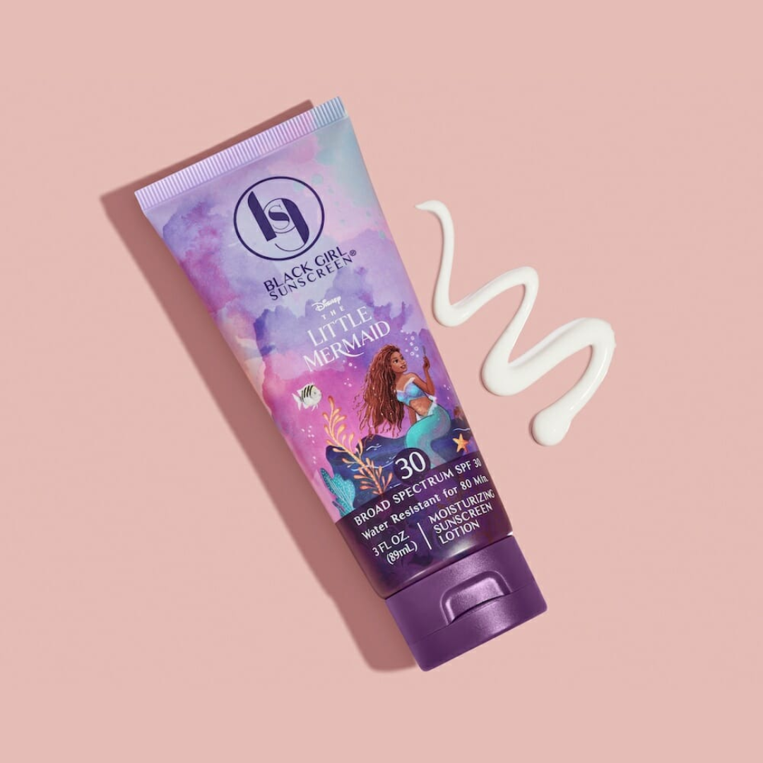 Protetor Solar Black Girl Sunscreen X Disney’s The Little Mermaid SPF ...