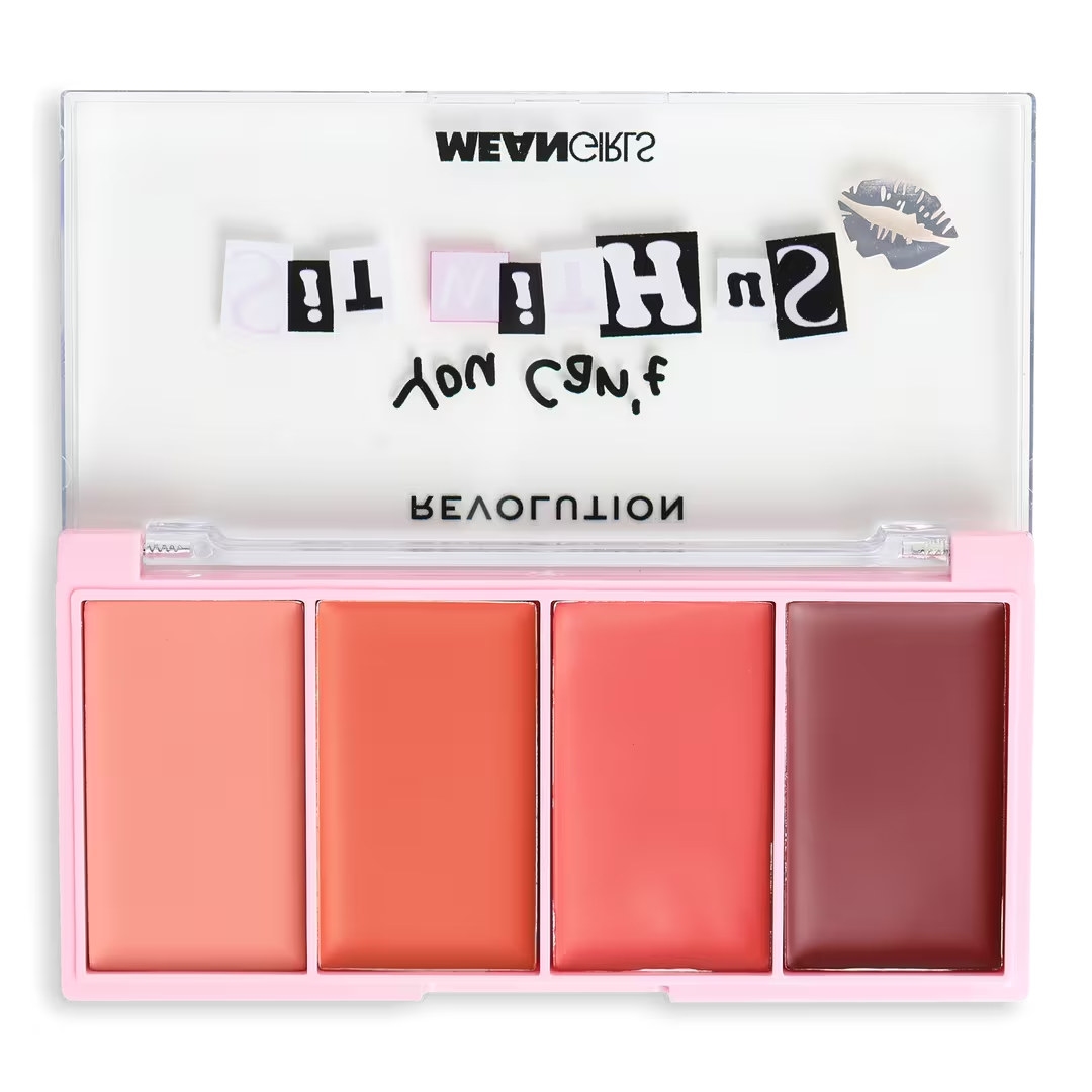 Paleta de Blushes Cremosos Revolution X Mean Girls On Wednesdays We ...