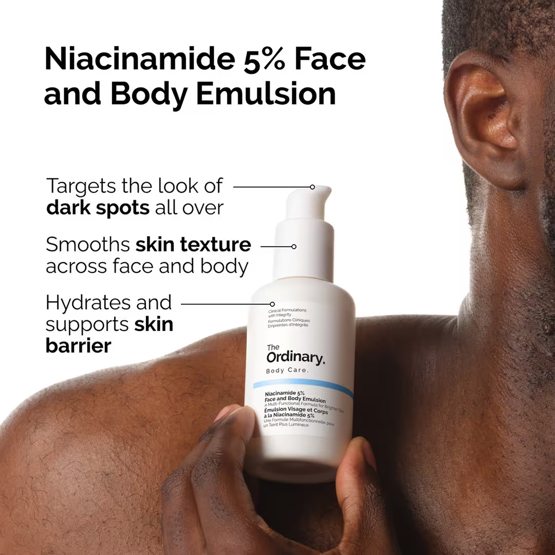 Loção Facial e Corporal The Ordinary Niacinamide 5% Face and Body ...