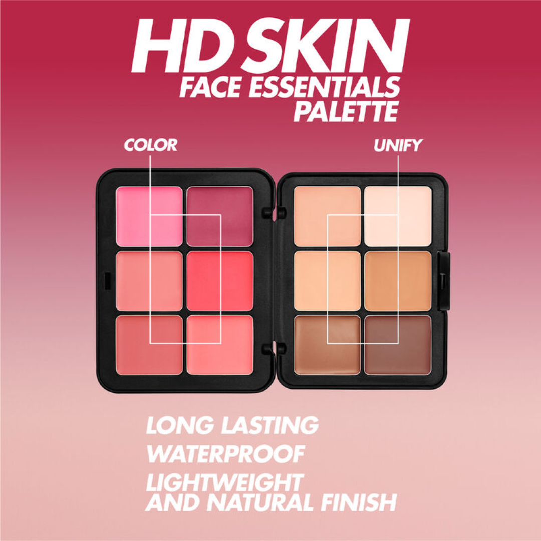 Paleta Facial Makeup For Ever Hd Skin Face Essentials Palette - Imports MDM