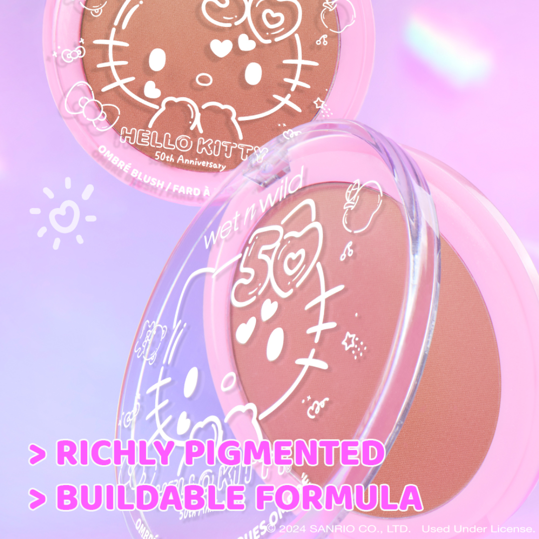 Blush Wet´n Wild X Hello Kitty Ombre Blush | Cor: Mellow Cloud ...