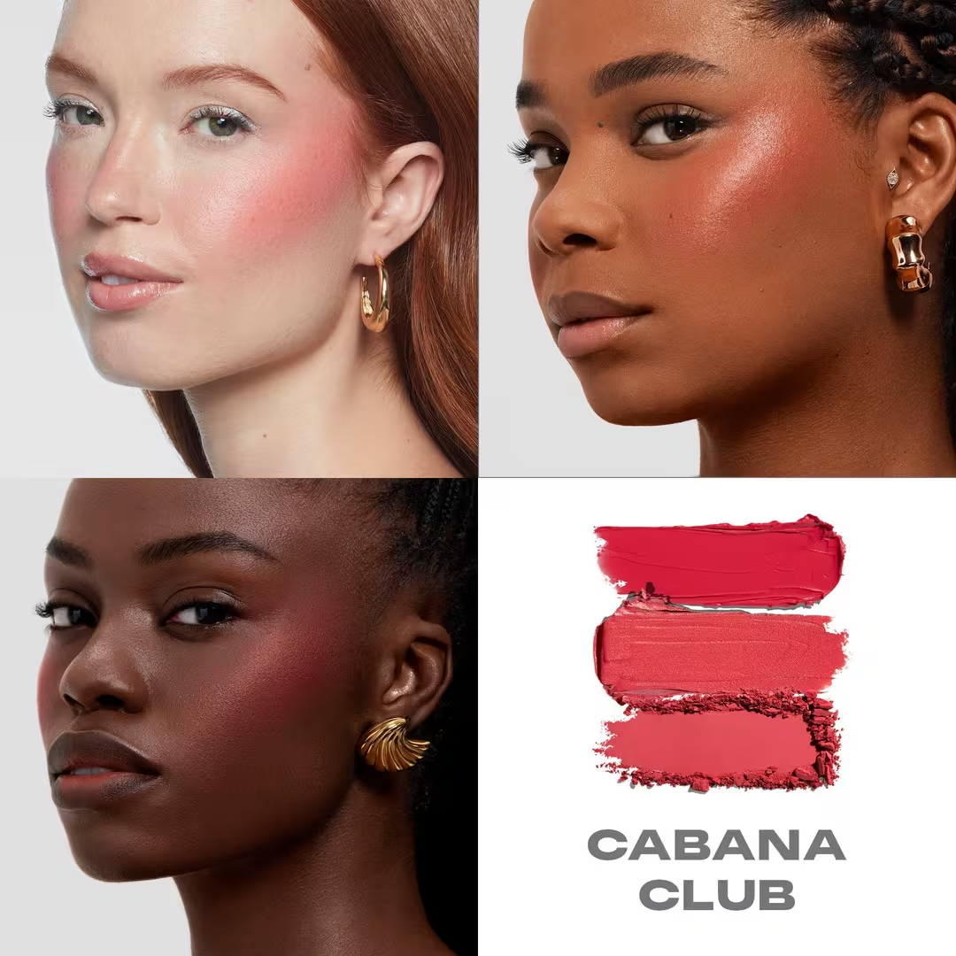 Blush Morphe Cheek Thrills Multi-Finish Face Trio | Cor: Cabana Club ...
