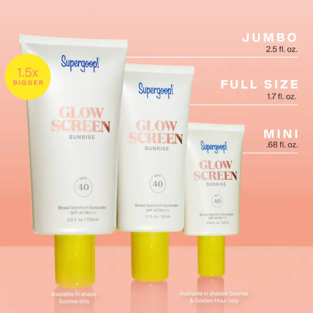 Protetor Solar Supergoop! Glowscreen SPF 40 Sunscreen with Hyaluronic ...