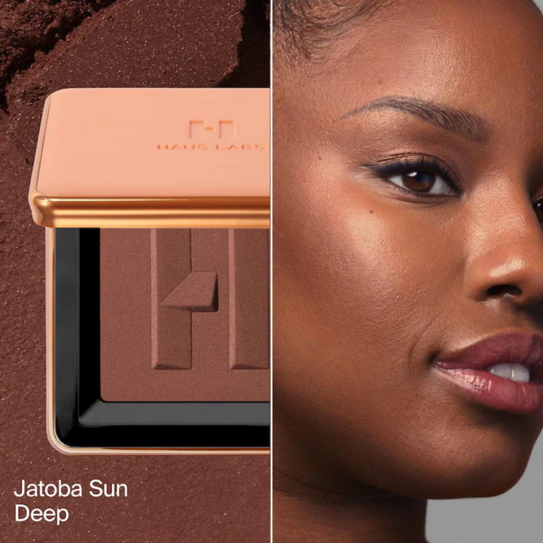 Pó Bronzeador Haus Labs Power Sculpt Velvet Talc-Free Powder Bronzer ...