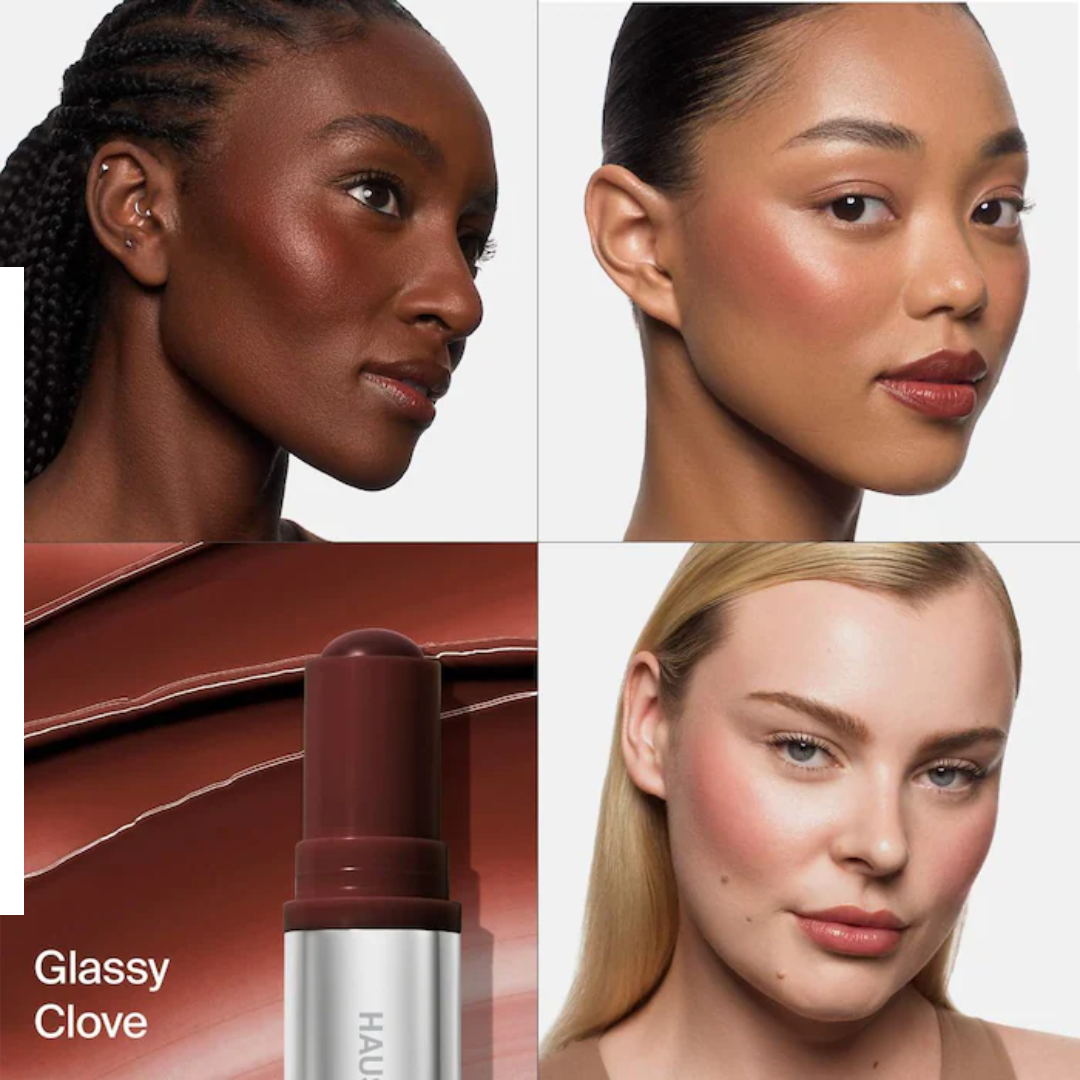 Blush em Bastão Haus Labs Color Fuse Longwear Hydrating Glassy Lip + Cheek Blush Balm Stick ...