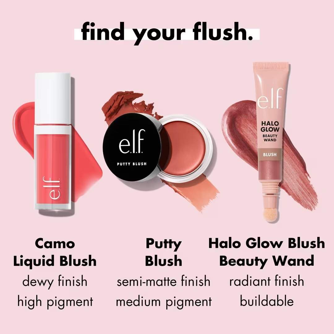 Blush Líquido E.l.f Camo Liquid Blush | Cor: Berry Well - Imports MDM