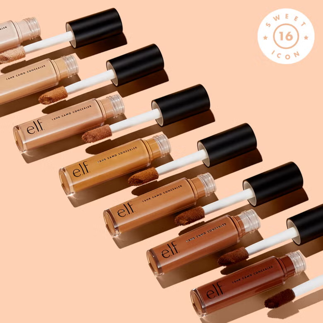 Corretivo Líquido E.l.f 16HR Camo Concealer | Cor: Light Ivory ...