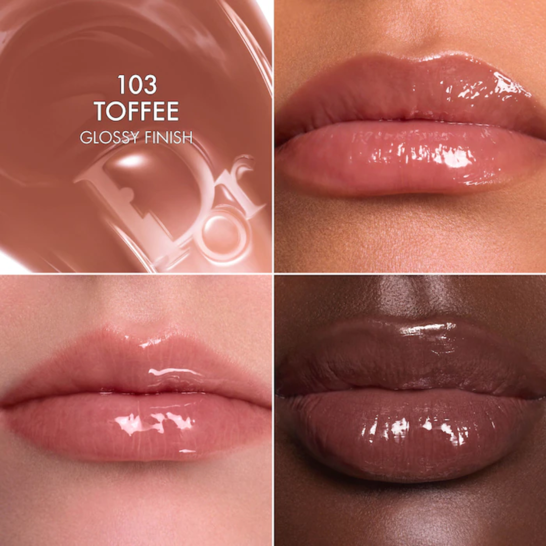 Lip Balm Dior Lip Glow Butter Hydrating Gloss Balm | Cor: 103 Toffee ...