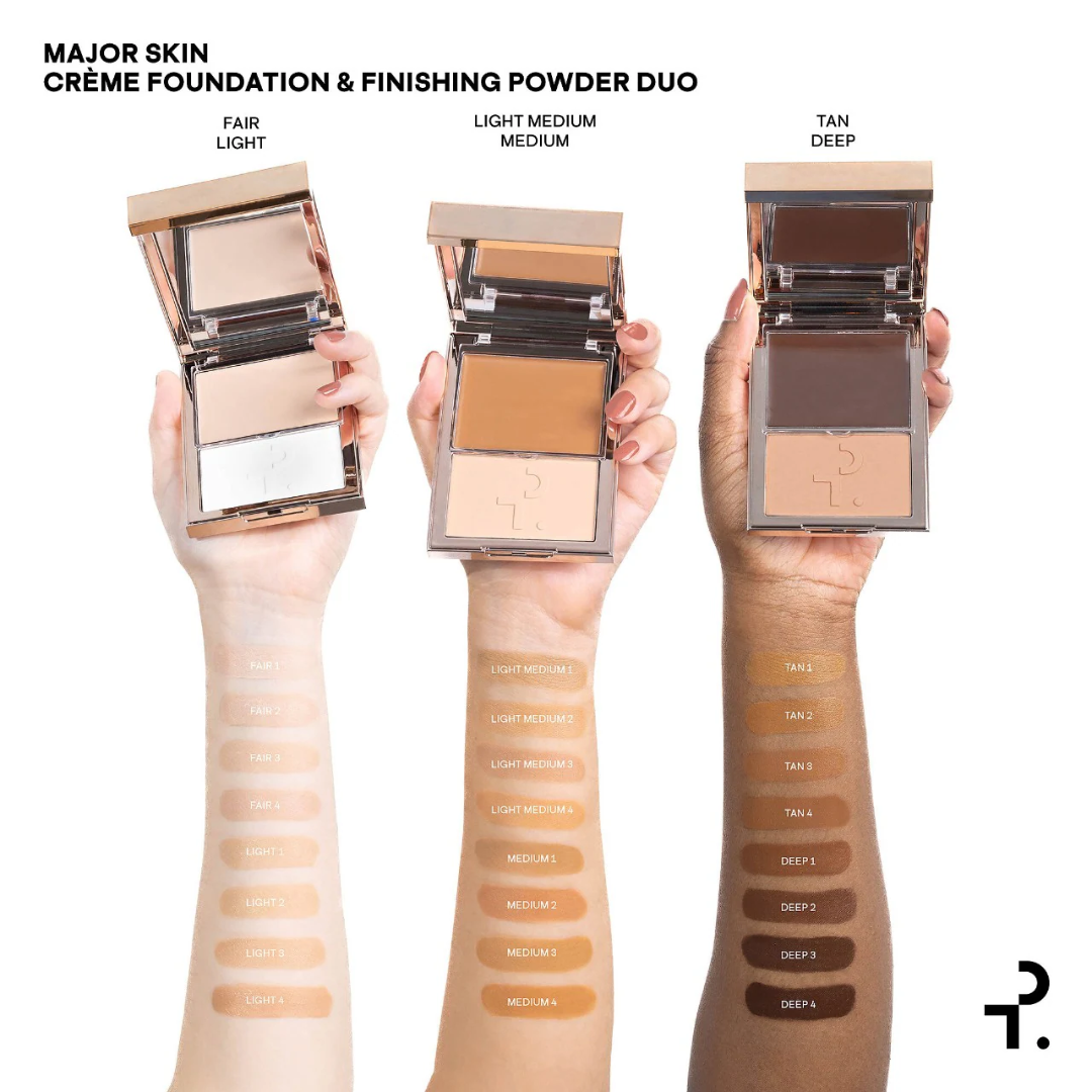 Duo Base e Pó Patrick Ta Major Skin Crème Foundation and Finishing ...