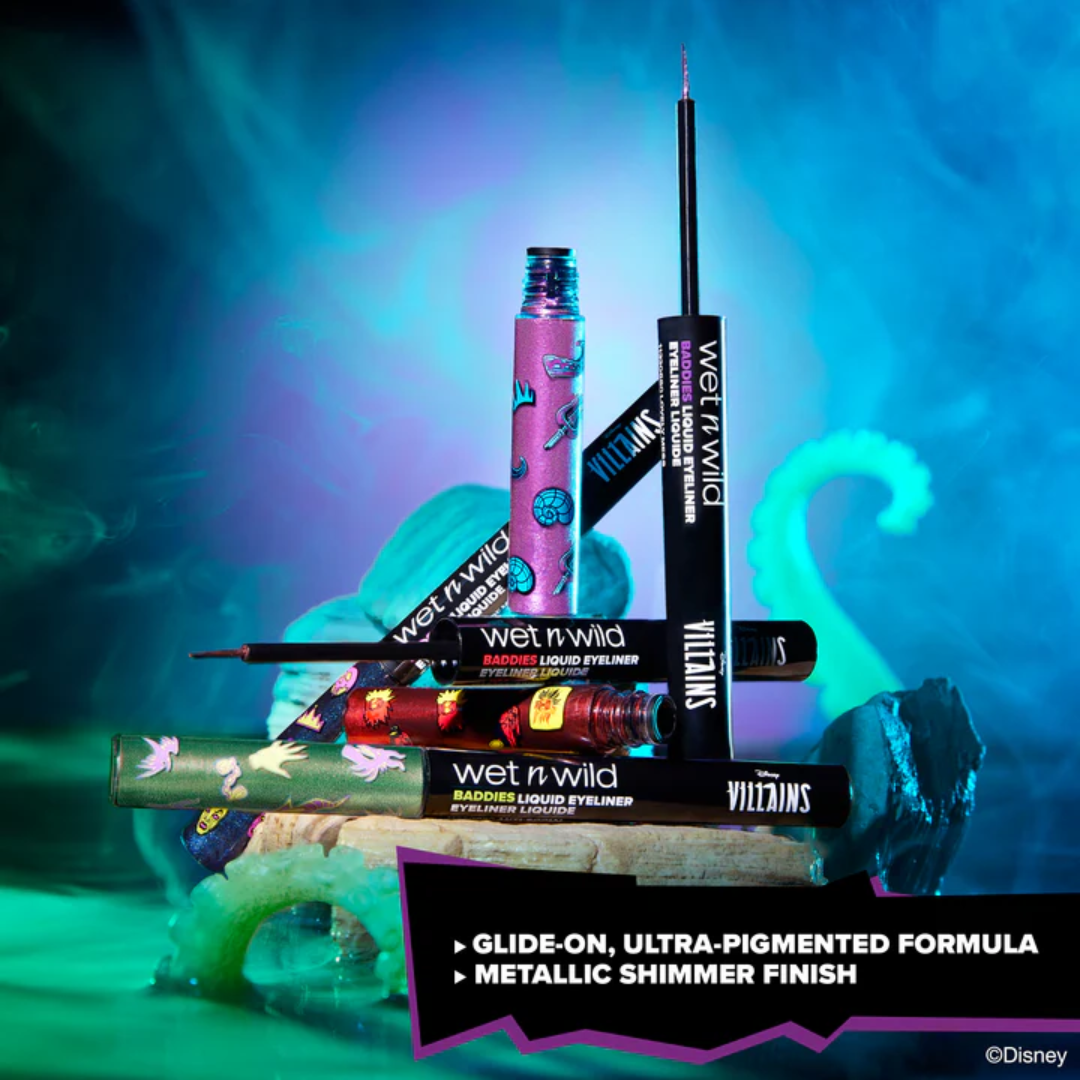 Delineador Líquido Wet N Wild x Disney Villains Baddies Liquid Eyeliner ...