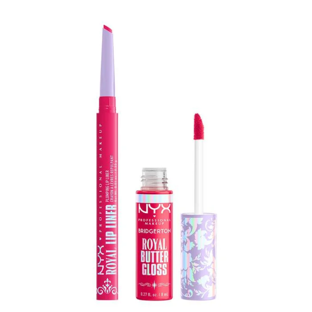 Kit Labial Nyx Bridgerton Royal Treasures 2-Piece Lip Kit | Cor: SUMMER ...