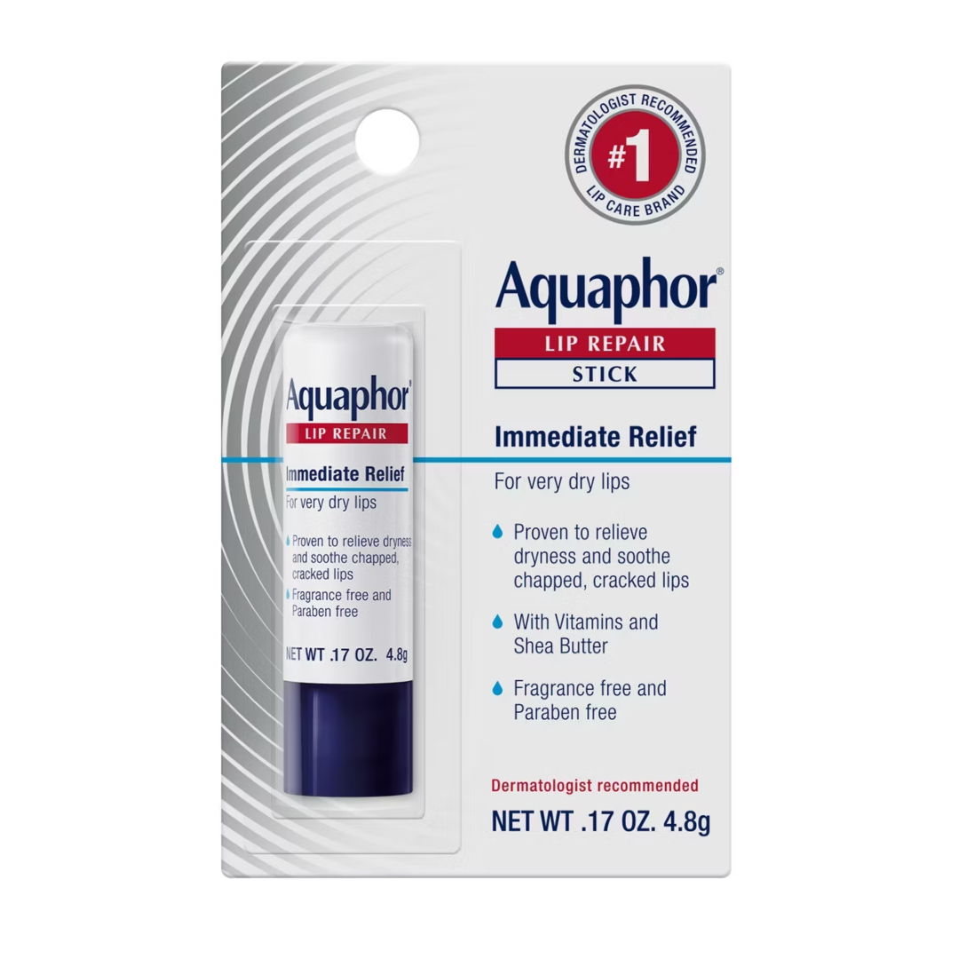 Lip Balm Aquaphor Lip Repair Stick for Dry Chapped Lips Paraben-Free ...