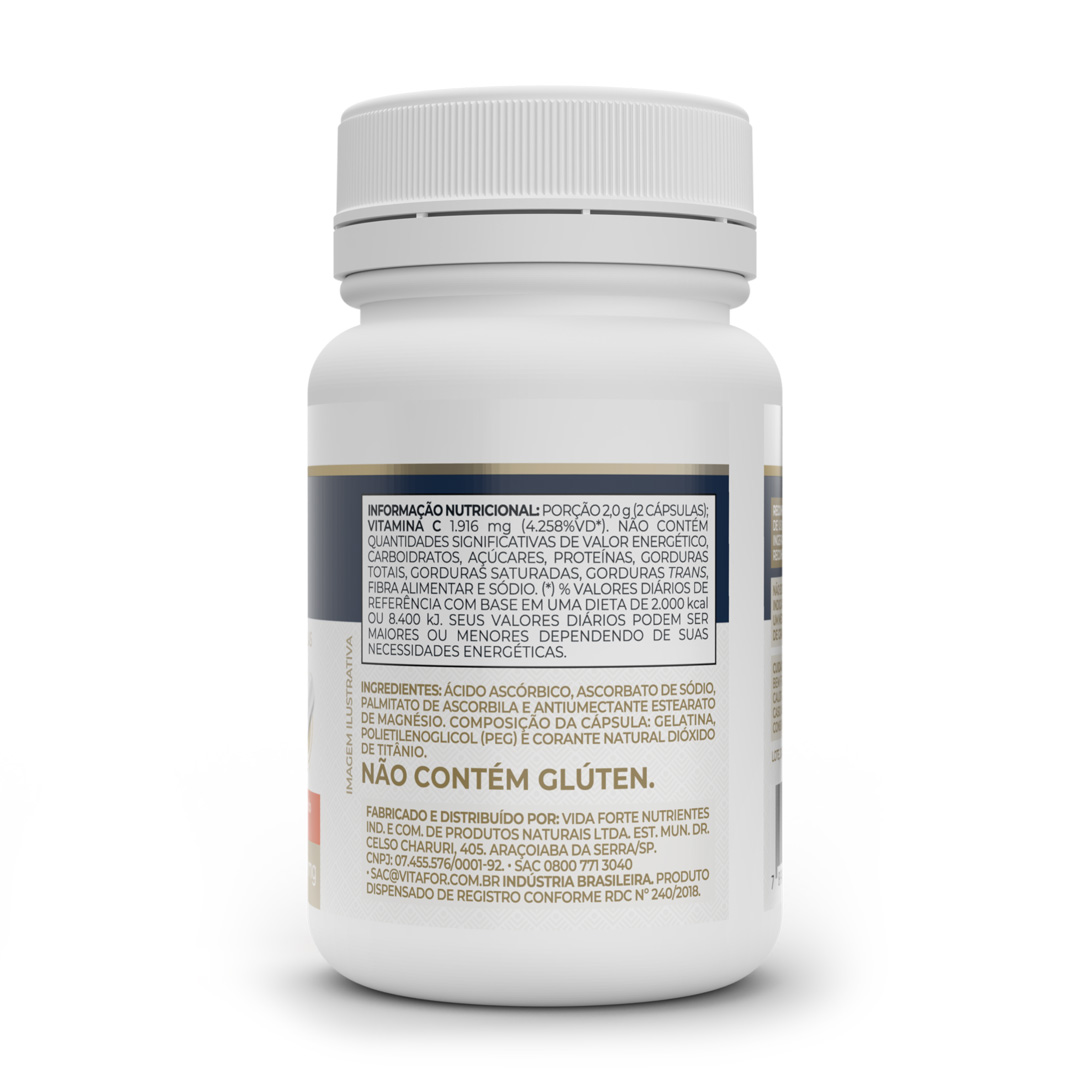 Vitamina C3 30 caps. Vitafor - Origem Mercado - Suplementos e Produtos ...