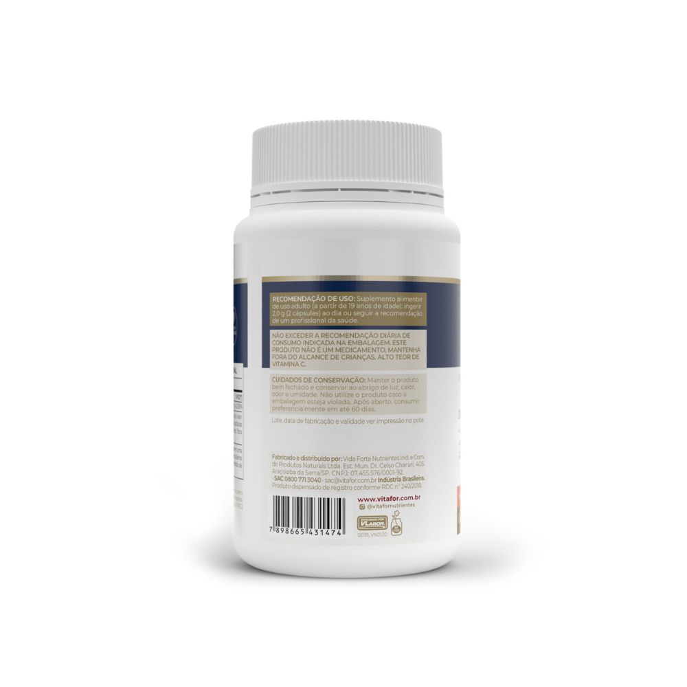 Kit 3x Vitamina C3 1000mg 120 caps. Vitafor - Origem Mercado ...