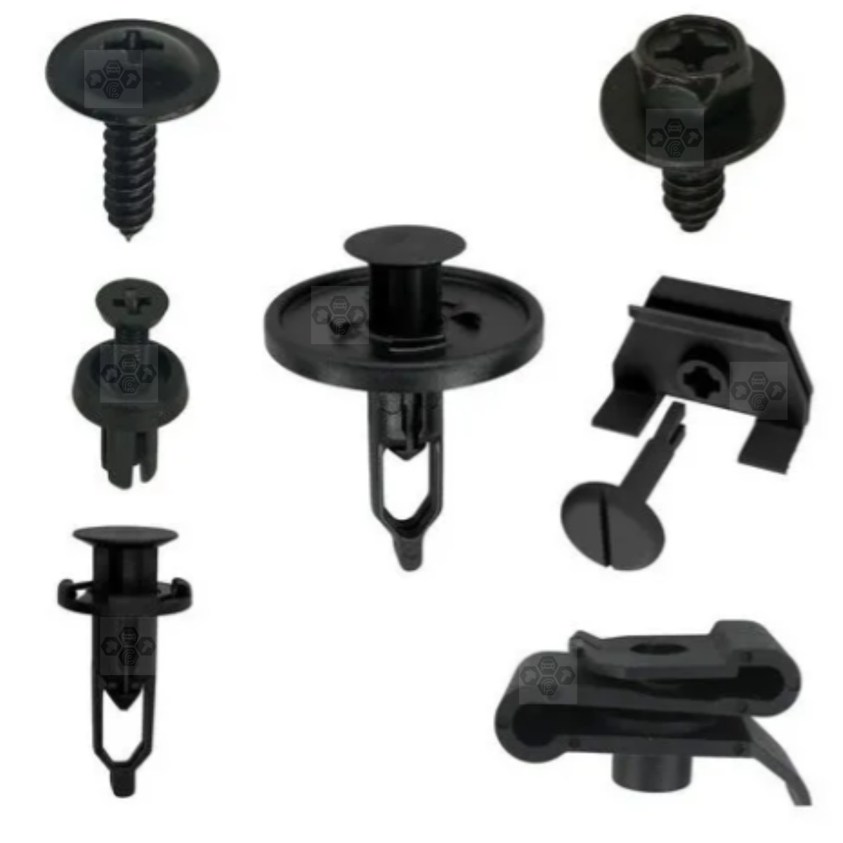 Kit 25 Pcs Grampo Parachoque Toyota Hilux 2011/2015 - Clickpresilhas