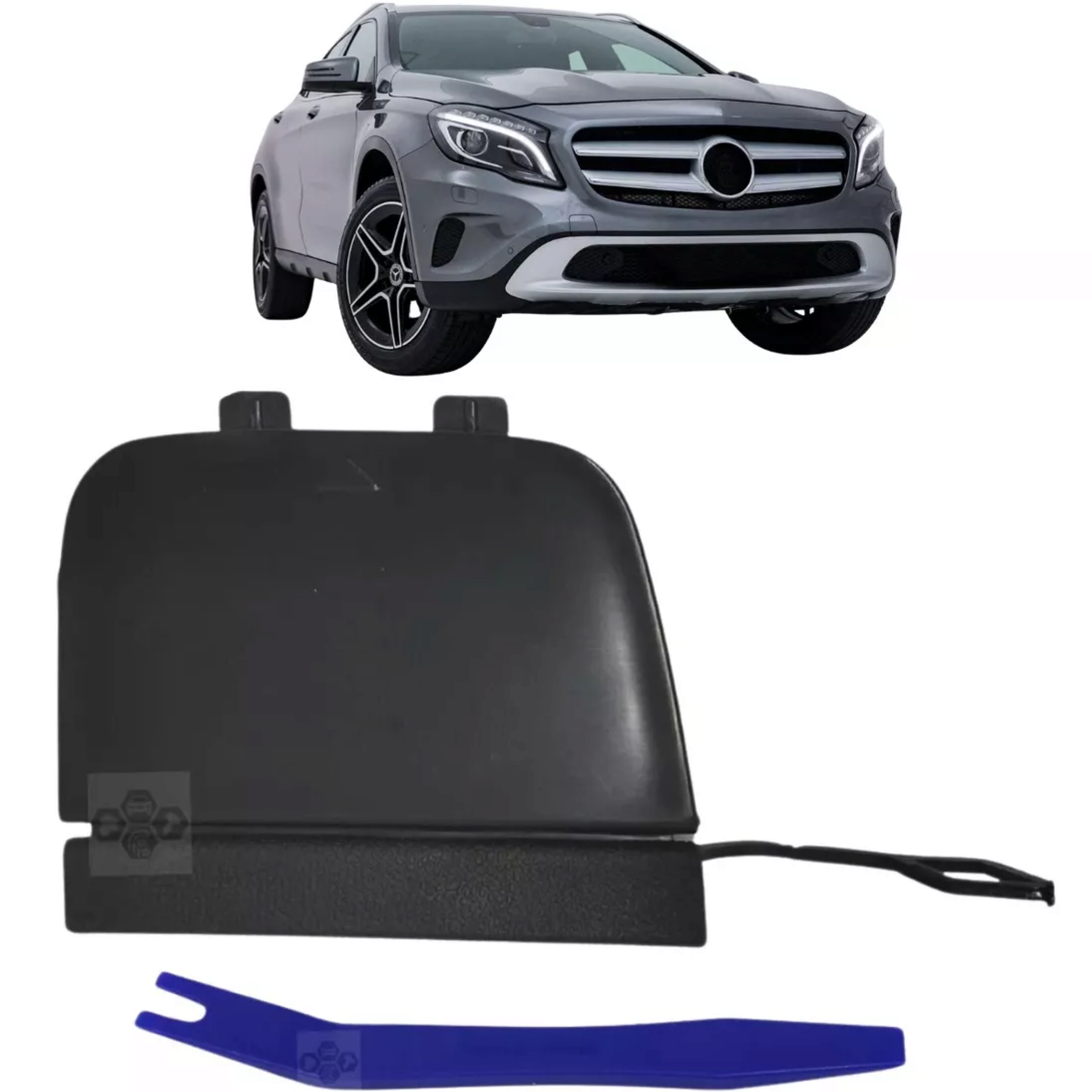 Tampa do Olhal de Reboque Parachoque Dianteiro Para Mercedes-Benz GLA ...