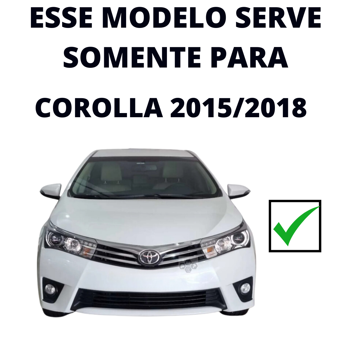 Protetor Inferior Parachoque Para Corolla 2015/2018 5145102090 ...