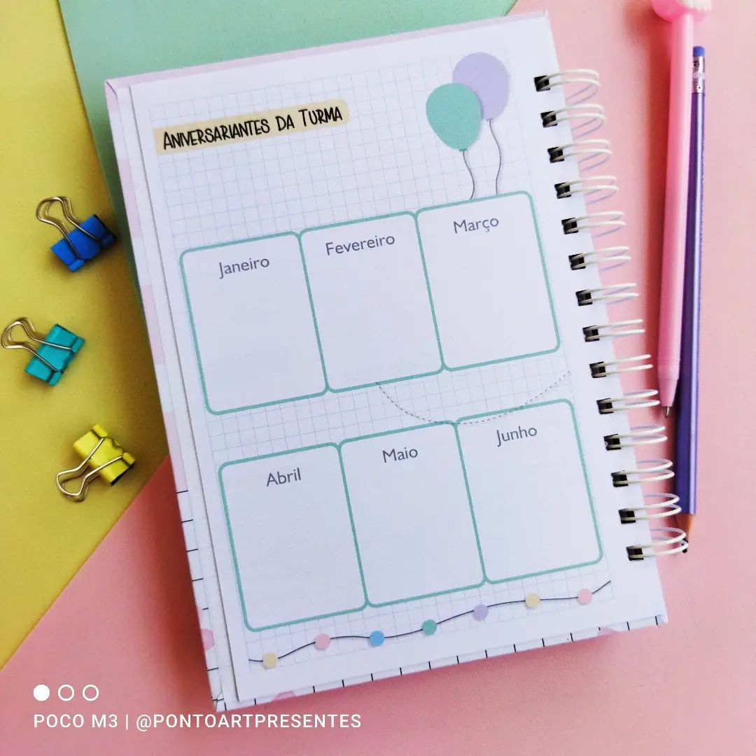 Agenda Bebê Berçario- Creche - PontoArt