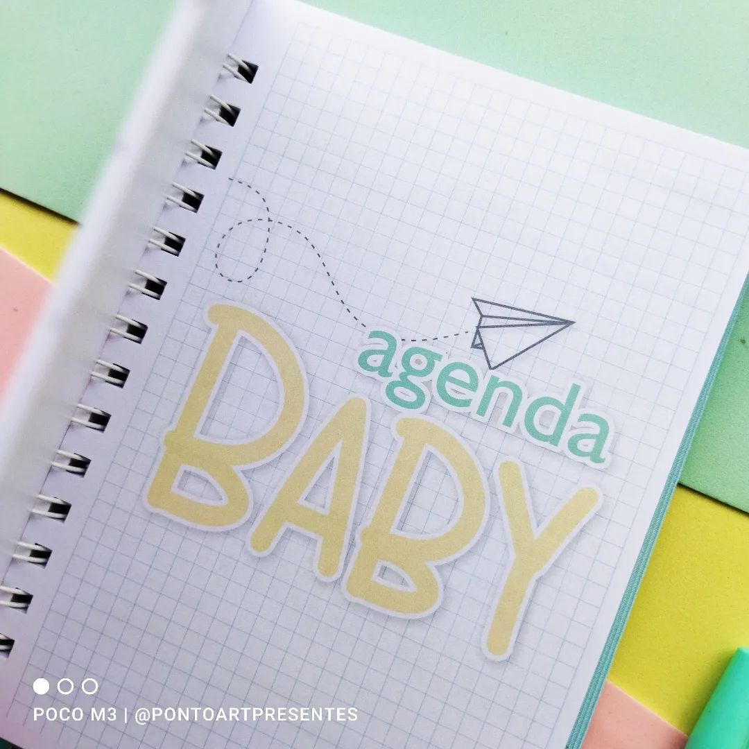 Agenda Bebê Berçario- Creche - PontoArt