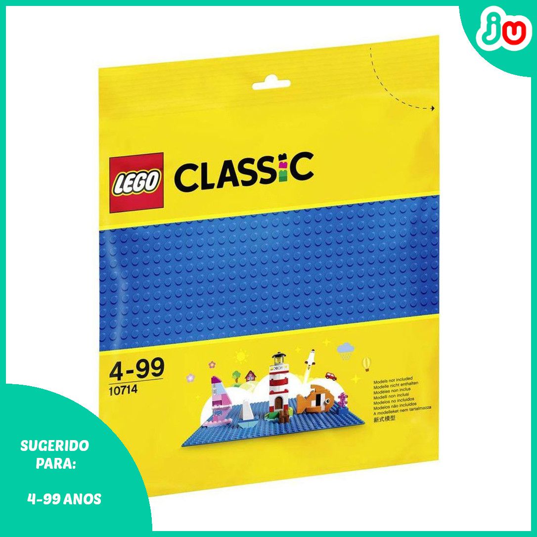 Lego Classic 10714 Base Azul Blue Baseplant - Game1 - Esportes & Diversão