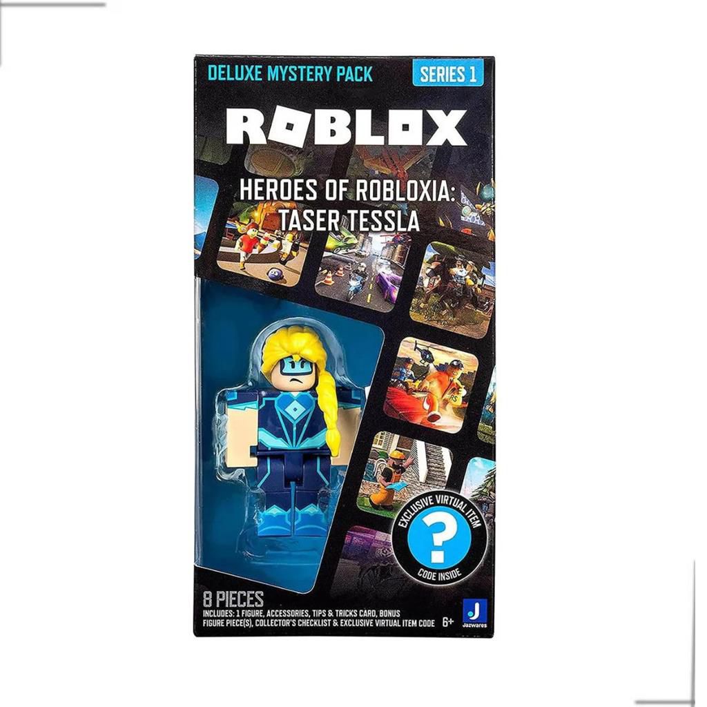 Roblox - Boneco Deluxe 7 cm :Taser Tessla - Game1 - Esportes & Diversão