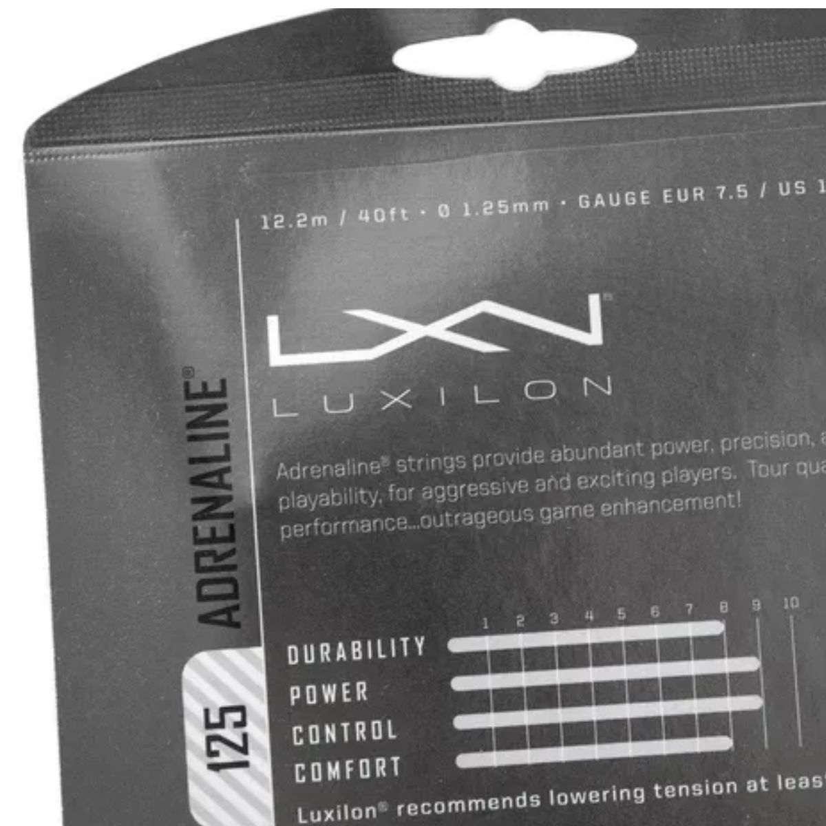 Set Corda Para Raquete de Tênis Luxilon Adrenaline 125 - Game1 ...