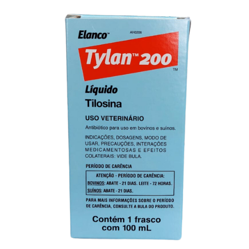 Tylan 200 100ml Elanco - Farmácia da Vaca - Farmácia Veterinária ...