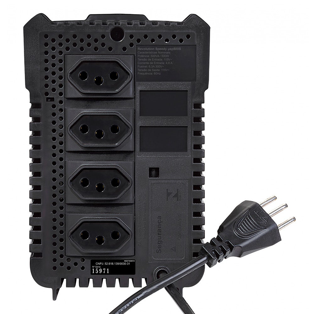 Estabilizador SMS Revolution Speedy 500 VA Mono 115V - 15971 - CODEPRINT