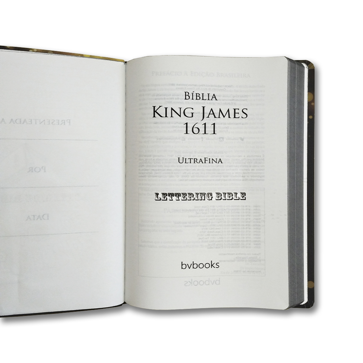 BÍBLIA BKJ1611 ULTRAFINA LETTERING BIBLE capa semiluxo coroa - Editora ...