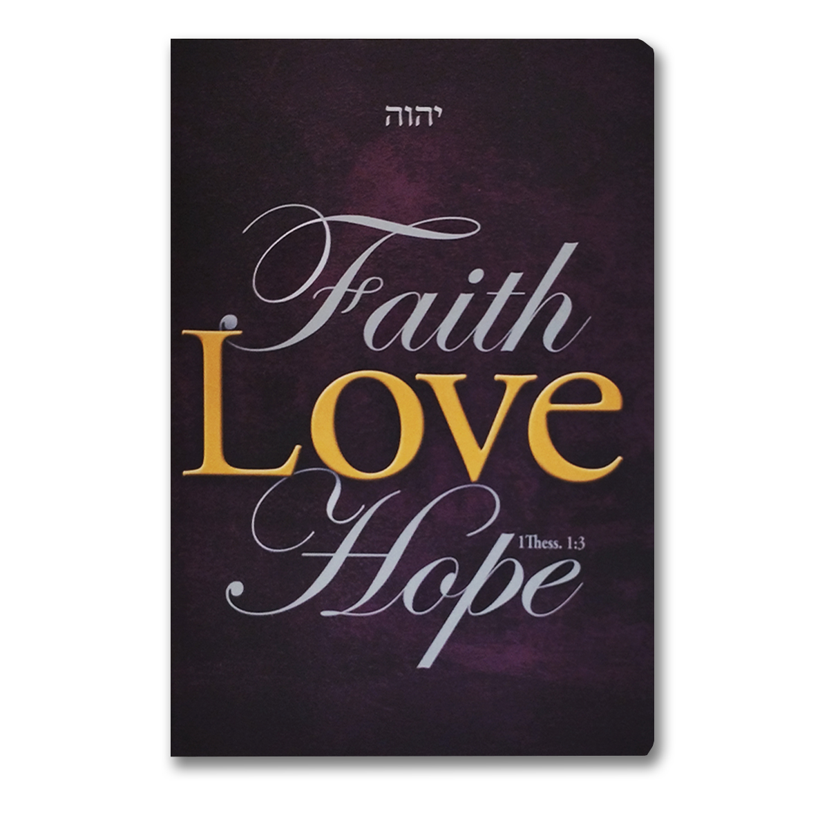 BÍBLIA BKJ1611 ULTRAFINA LETTERING BIBLE capa semiluxo faith love hope ...
