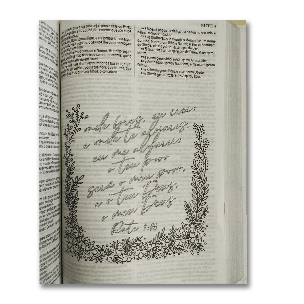 BÍBLIA BKJ1611 ULTRAFINA LETTERING BIBLE I LOVE - Editora Sobre Tudo