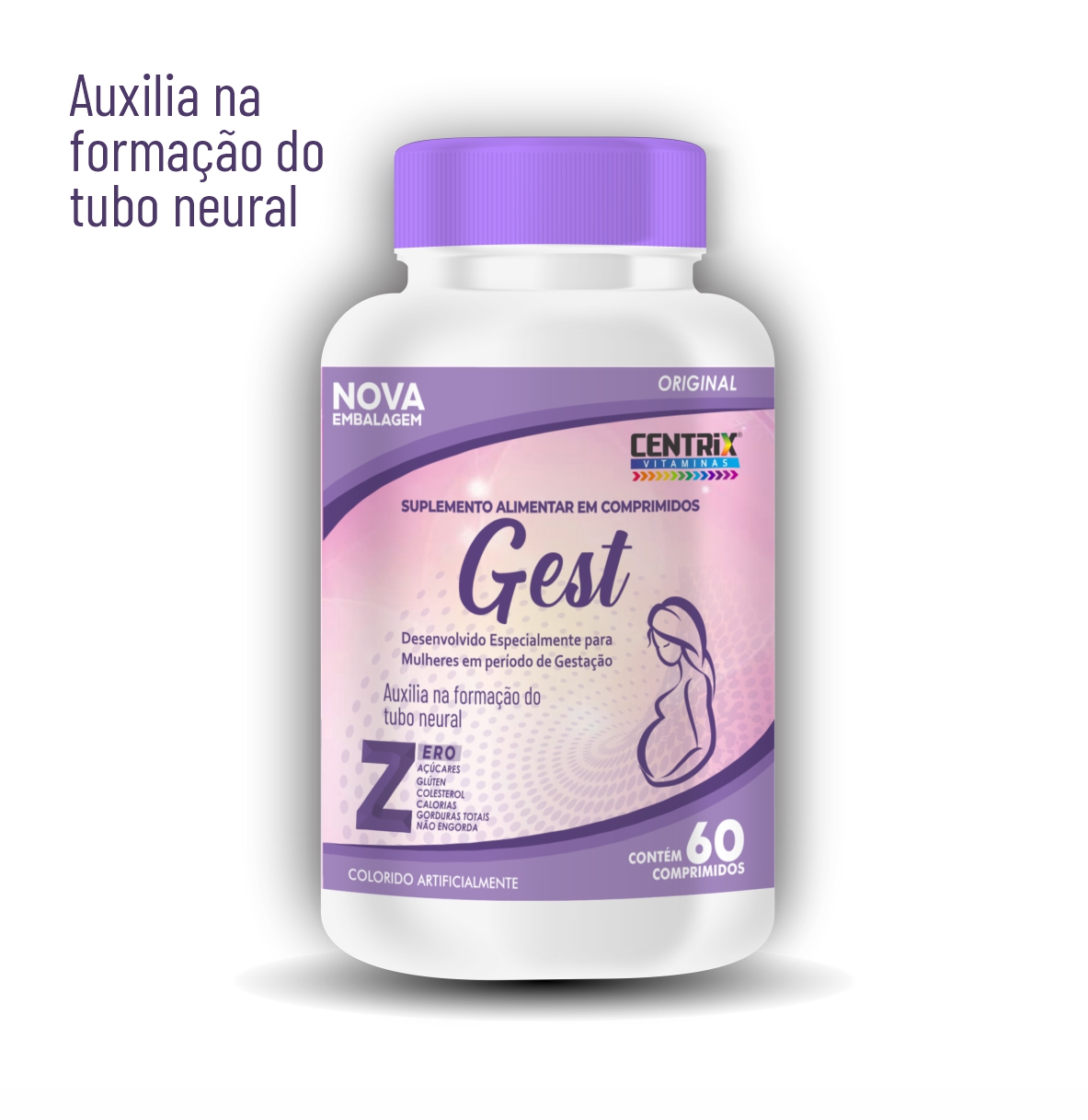 Centrix - Gest - Vitaminas -Gestantes-suplementos - Centrix Vitaminas