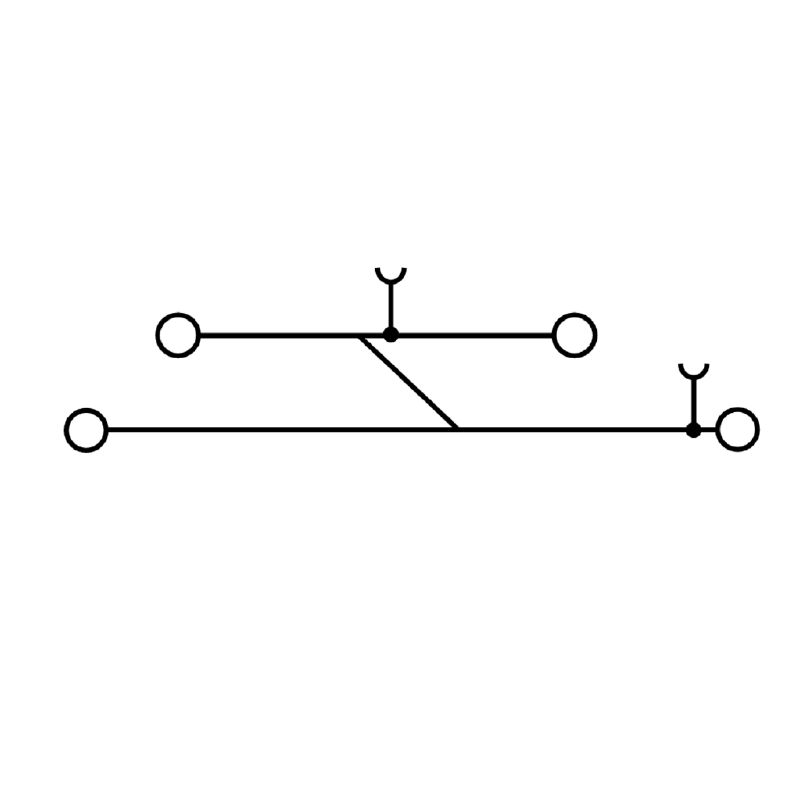 WEIDMÜLLER ZDK 2.5-2V – Conector de Passagem Duplo 2,5mm² 800V 24A ...
