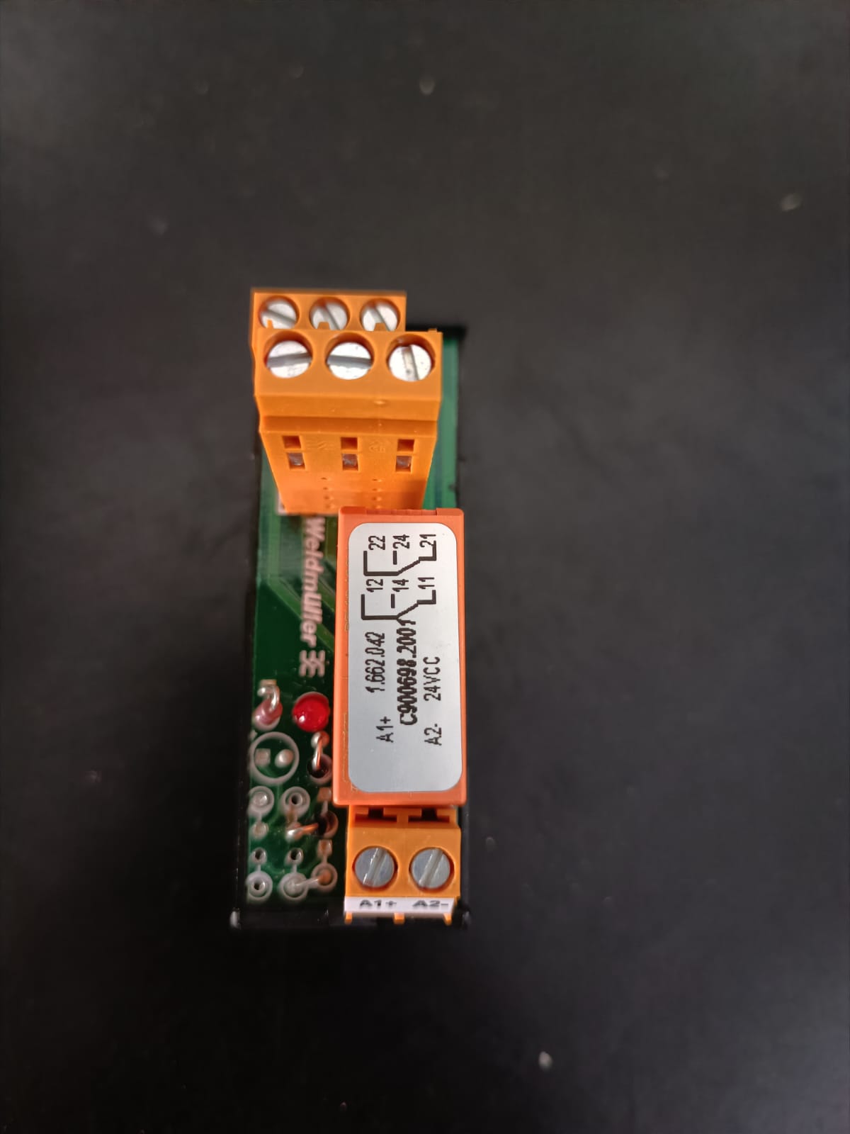 WEIDMÜLLER RS30 – Acoplador a Relé 24VCC 2 Reversíveis LED Vermelho ...