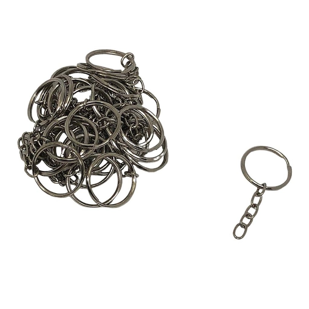 Argola Chaveiro com Corrente - CROCHELICIDADE