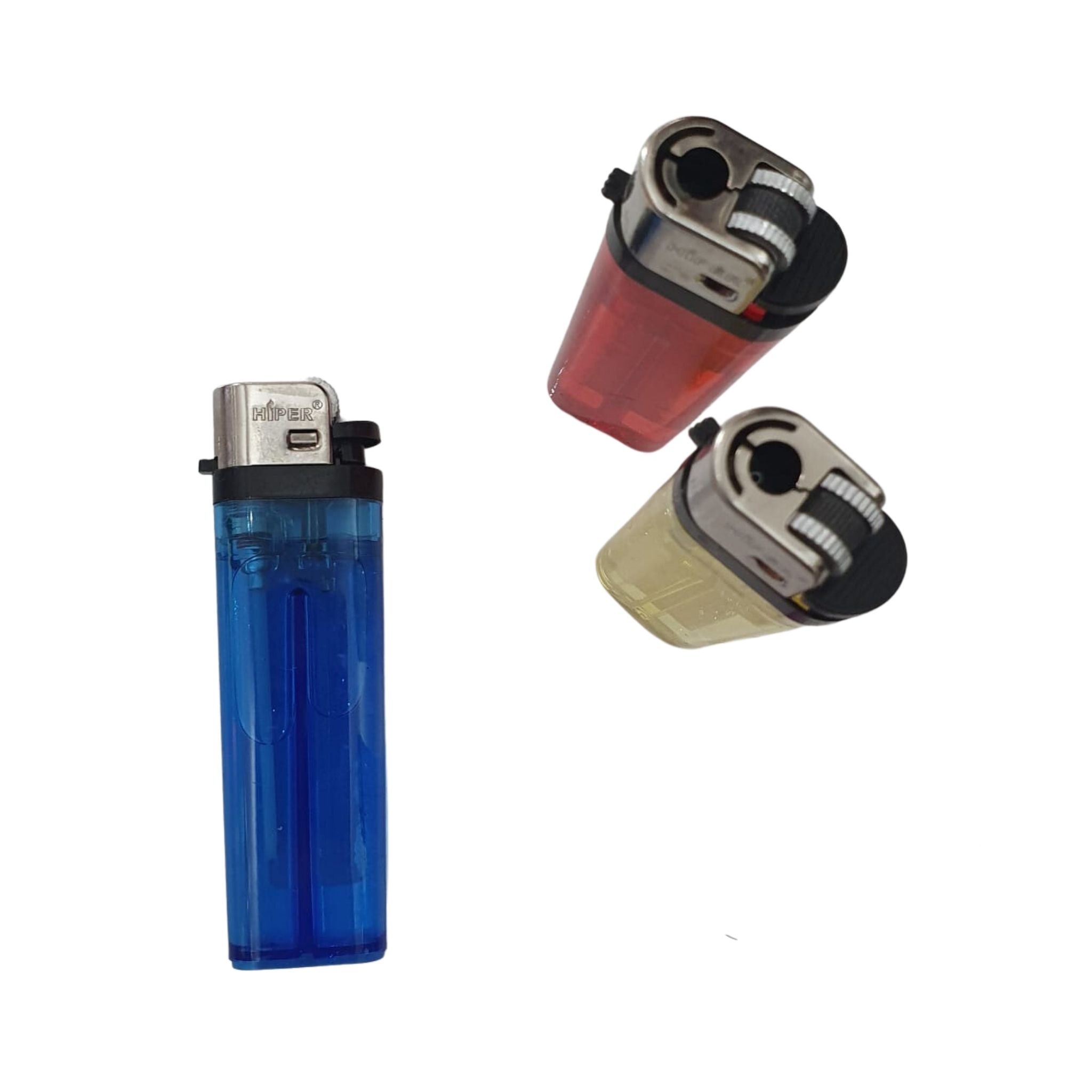 Isqueiro Transparente Hiper - CROCHELICIDADE